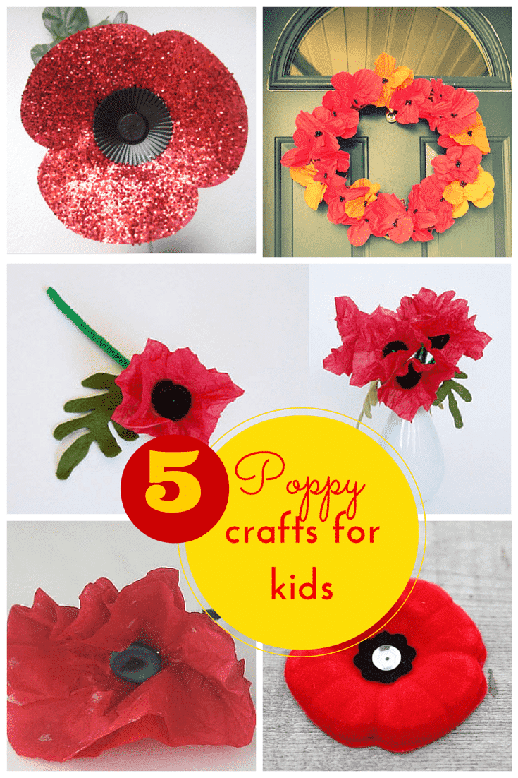 5 fabulous poppy crafts for Remembrance Day – HodgePodgeCraft