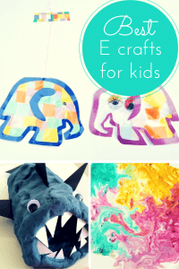 Best E craft ideas for kids – HodgePodgeCraft