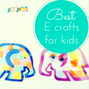 Best E craft ideas for kids – Hodge Podge